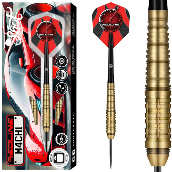 LOTKI SHOT REDLINE MACH ONE 80% - Baltic Darts